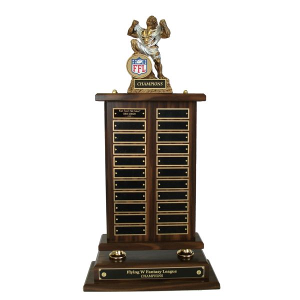 Monster Football 22 Year Trophy w/ Logo