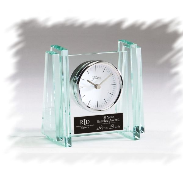 Square Glass Clock